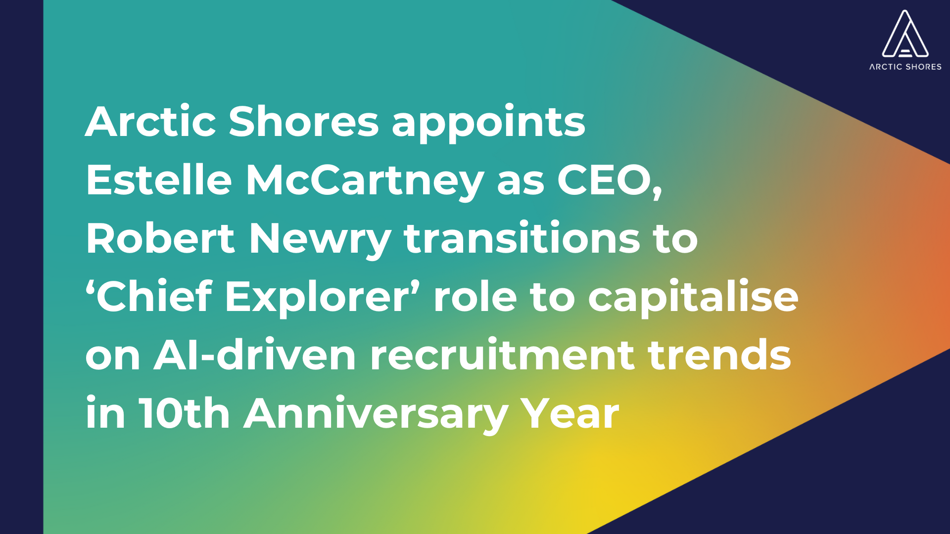 Arctic Shores appoints Estelle McCartney as CEO, Robert Newry ...